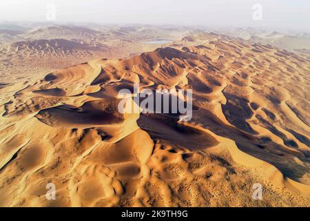 ALXA, CHINA - MAY 4, 2020 - A view of Birutusha Peak in the Badain ...