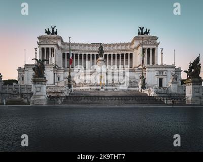 Rome Italy 'The Wedding Cake.' Palace of Victor Emmanuelle Stock Photo ...