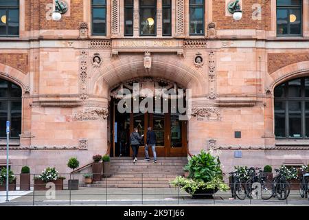 Centralposthuset or Posthuset entrance in Stockholm, Sweden Stock Photo ...