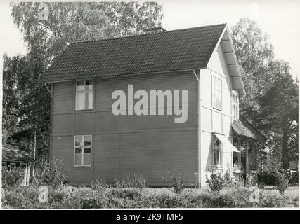 Residential building at Lessebo station Stock Photo - Alamy