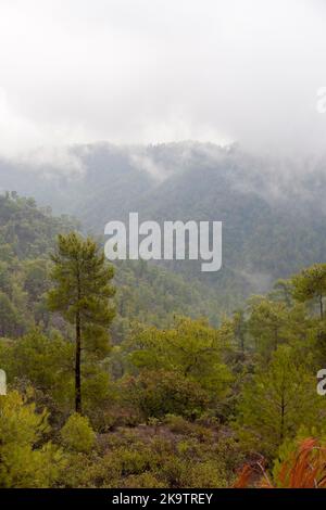Cloudy Mountains Troodos Stock Photo - Alamy