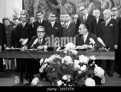 As part of the SPD/FDP coalition's policy of detente, the Transit ...