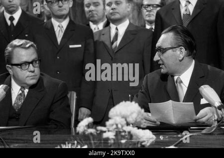 As part of the SPD/FDP coalition's policy of detente, the Transit ...