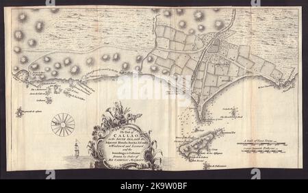 Map of Callao in Peru Stock Photo - Alamy