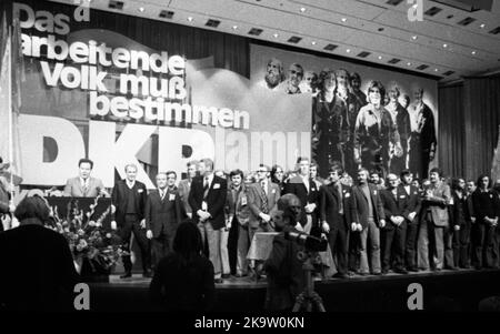 The Party Congress of the German Communist Party (DKP) on 1-4. 11. 1973 ...