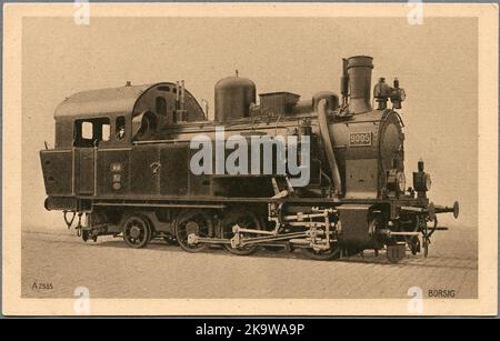 transport / transportation, railway, Prussian steam locomotive, built ...