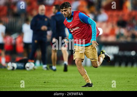 Pedro Gonzalez Pedri of FC Barcelona during the La Liga EA Sports match between FC Barcelona and ...