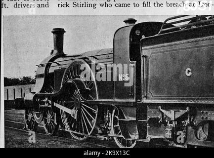 Great Northern Railways, G.N.R. Lok 1008. Tillverkat 1895 Doncaster ...