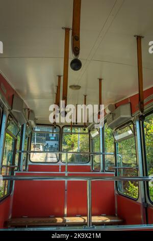 funicular interior in Skansen in Stockholm Sweden Stock Photo - Alamy