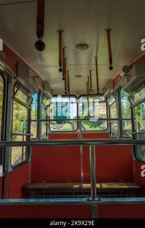 funicular interior in Skansen in Stockholm Sweden Stock Photo - Alamy