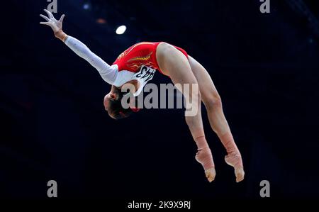 China's Rui Luo during day two of the FIG Artistic Gymnastics World ...