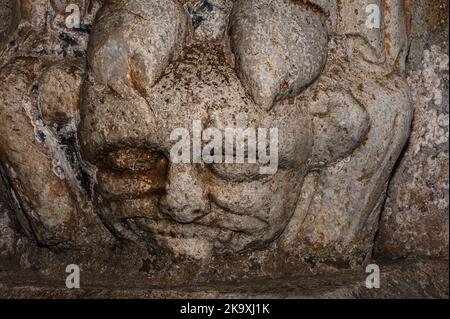 The face of Saint Helena, Roman Empress and mother of the first ...