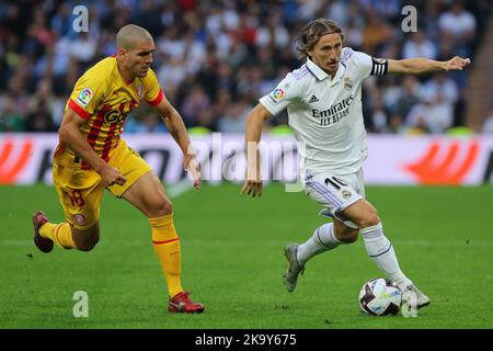 Real Madrid football player Luka Modric with his wife Vanja and son ...