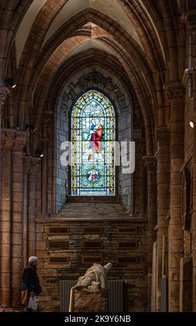The tomb of John Rae in St Magnus Cathedral in Kirkwall, Orkney, UK ...