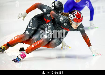 Danae Blais of Canada competing on the Women's 1000m Quarterfinals on ...