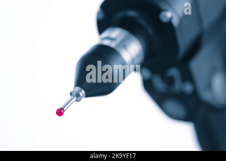 Probe CMM on milling machine. Sensor quality control after machining ...