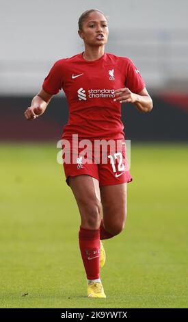 Manchester, England, 30th October 2022. Melissa Lawley of Liverpool ...