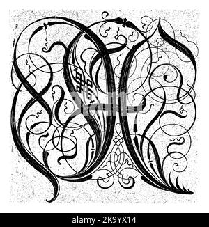 Letter O, anonymous, c. 1600 - c. 1699, vintage engraved Stock Photo ...