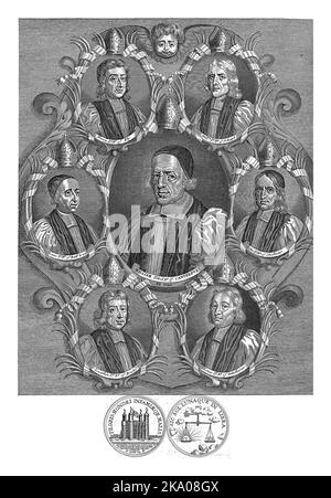 Portraits of Seven Bishops of England, 1688, Jacob Gole, 1688 - 1693 ...