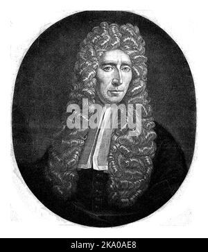 Portrait of the physician and botanist Frederick Ruysch, Juriaen Pool ...