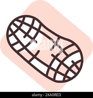 peanuts logo icon vector illustration Stock Vector Image & Art - Alamy