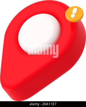 Location pin icon. Red taxi pointer. Simple flat point template. Infographic design element for ...