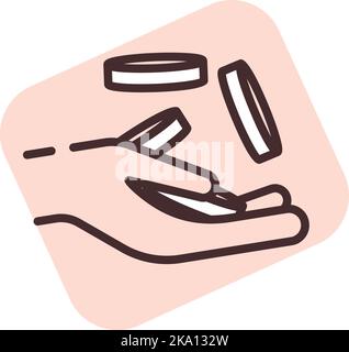 Money vector icon isolated on transparent background, Money logo ...