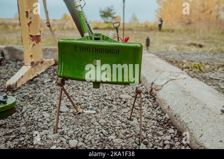 Kazan, Russia.2022, September 29. MON-90. An anti-personnel ...