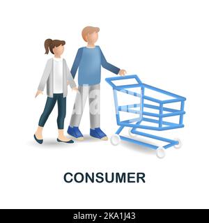 Client, customer, consumer infographics pictogram Stock Vector Image ...