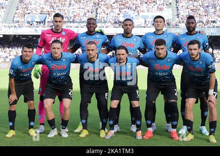 SSC Napoli pose during the Serie A football match between SSC Napoli ...