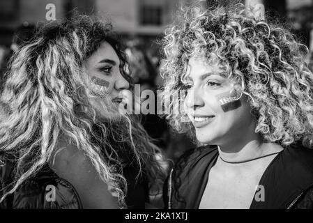 London, 1 October 2022, Free Iran/Mahsa Amini protestors gather in ...
