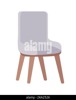 Comfortable chair semi flat color vector object Stock Vector Image ...