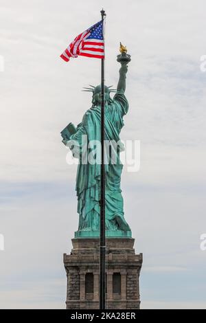 Backside of the Statue of Liberty, Liberty Island, New York City, New ...