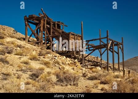 Cashier Mill at Eureka Mine, Mojave Desert, Death Valley National Park ...
