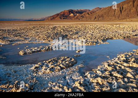 Mormon Point in Death Valley, California, USA Stock Photo - Alamy