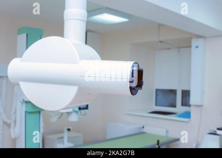 Interior of a equiped X-ray inspection cabinet in modern private clinic ...