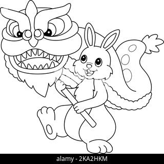 Hand drawn Chinese dragon isolated on white background. Vector ...