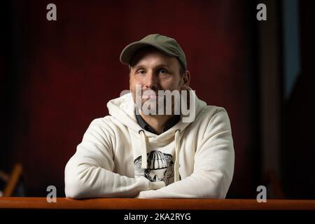 Quebec artist Emile Proulx-Cloutier poses at Theatre La Bordee in ...