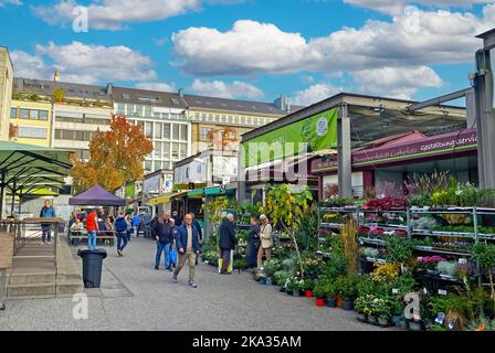 Düsseldorf, Germany - October 9. 2022: View on store entrance with logo ...