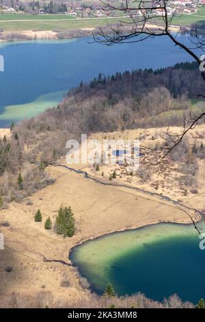 An aerial view of the lagoon and coastal ecosystems Stock Photo - Alamy