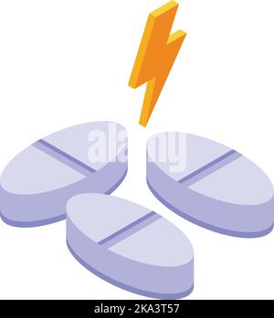Doping syringe icon isometric vector. Sport steroid. Medicine drug ...
