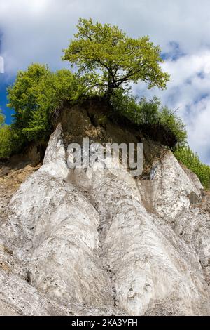 Praid resort - Romania seen from above, village, spring Stock Photo - Alamy