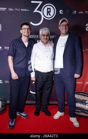 Finn Bruce attending the world premiere of Sumotherhood at Cineworld ...