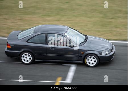 Honda Civic Eg6 on the race track Stock Photo - Alamy