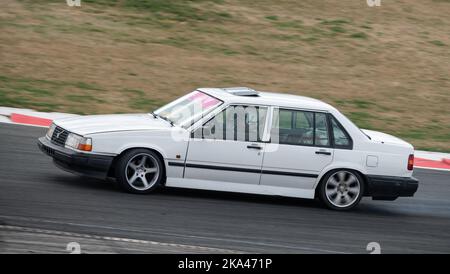 Volvo 940 on the race track Stock Photo - Alamy