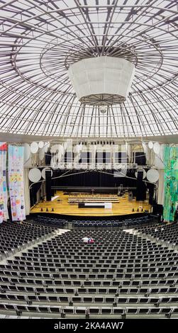 Interior of Wire Opera House (Opera de Arame), in Curitiba, southern ...