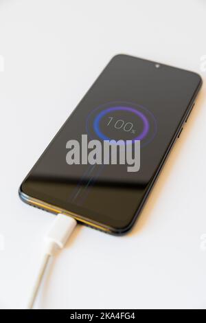 white charger for telephone Stock Photo - Alamy