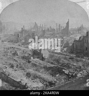 The great fire at Boston: Great Boston Fire of 1872, Boston, after the ...
