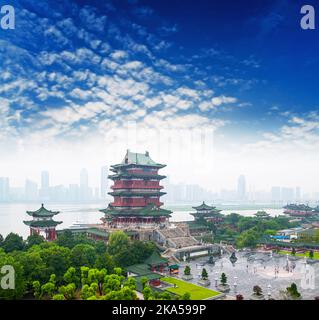 Tengwang Pavilion,Nanchang,t raditional, ancient Chinese architecture ...
