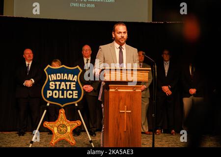 Carroll County Prosecutor Nicholas McLeland speaks after the sentencing ...